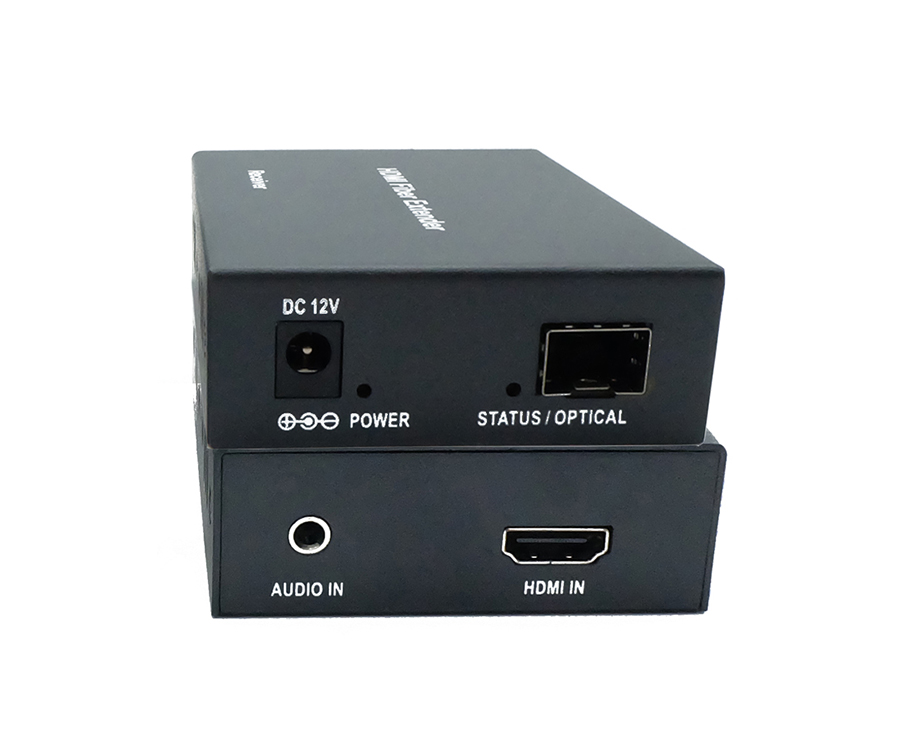 HDMI To Fiber Converters with extra audio,1.25G,Uncompressed-Industrial ...